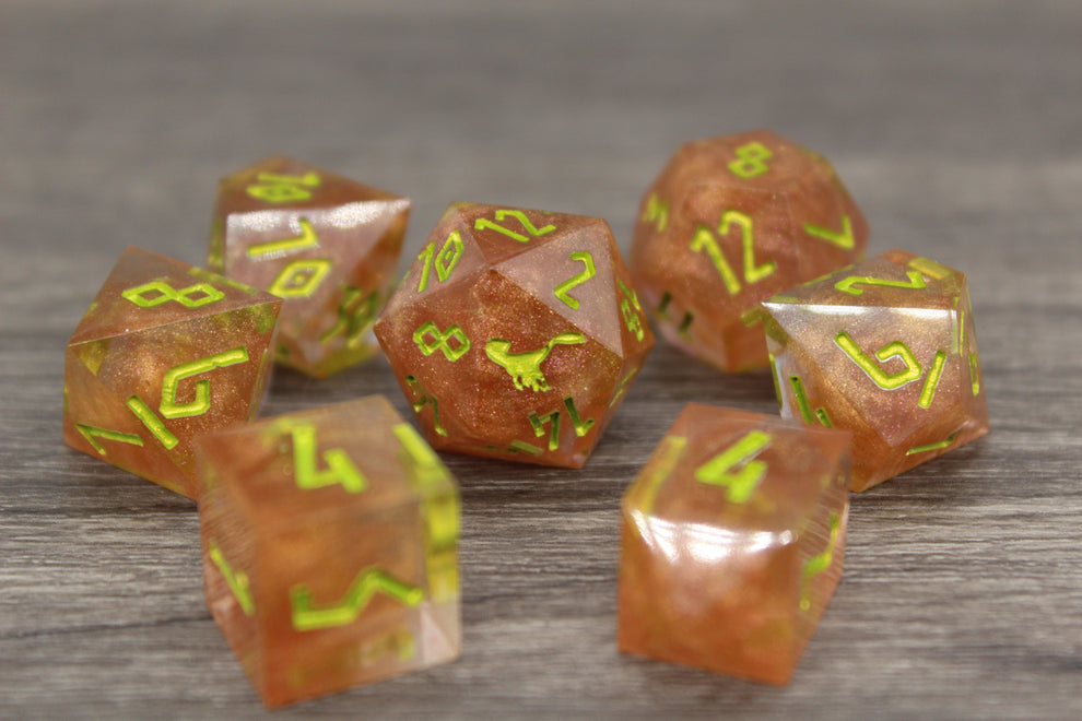 Caramel Apple Dice Set – Pixel Raptor Designs